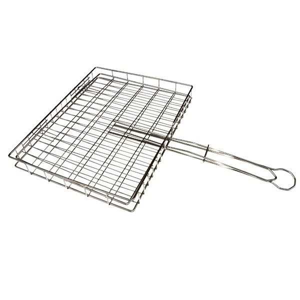 Stainless Steel BBQ Grid With Fixed Handle – Safari Outfitters